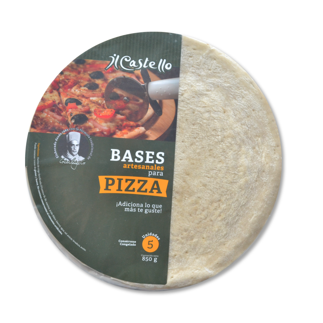 Base para Pizza 30 CM x 5 UND – Il Castello Pasta